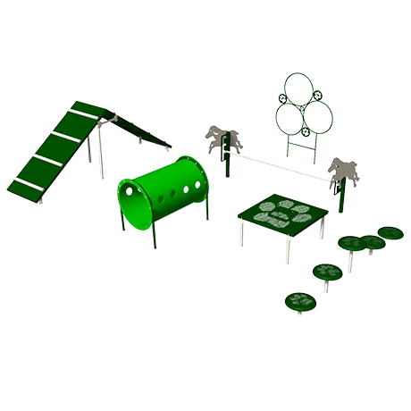 Intermediate Agility Course - Adventure Playground