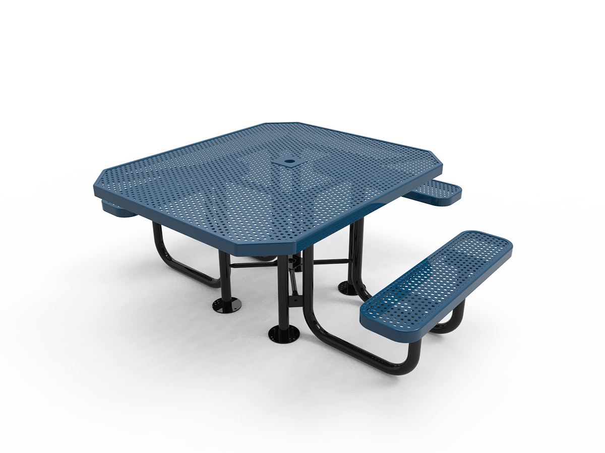 Expanded Metal ADA Octagon Picnic Table - Adventure Playground