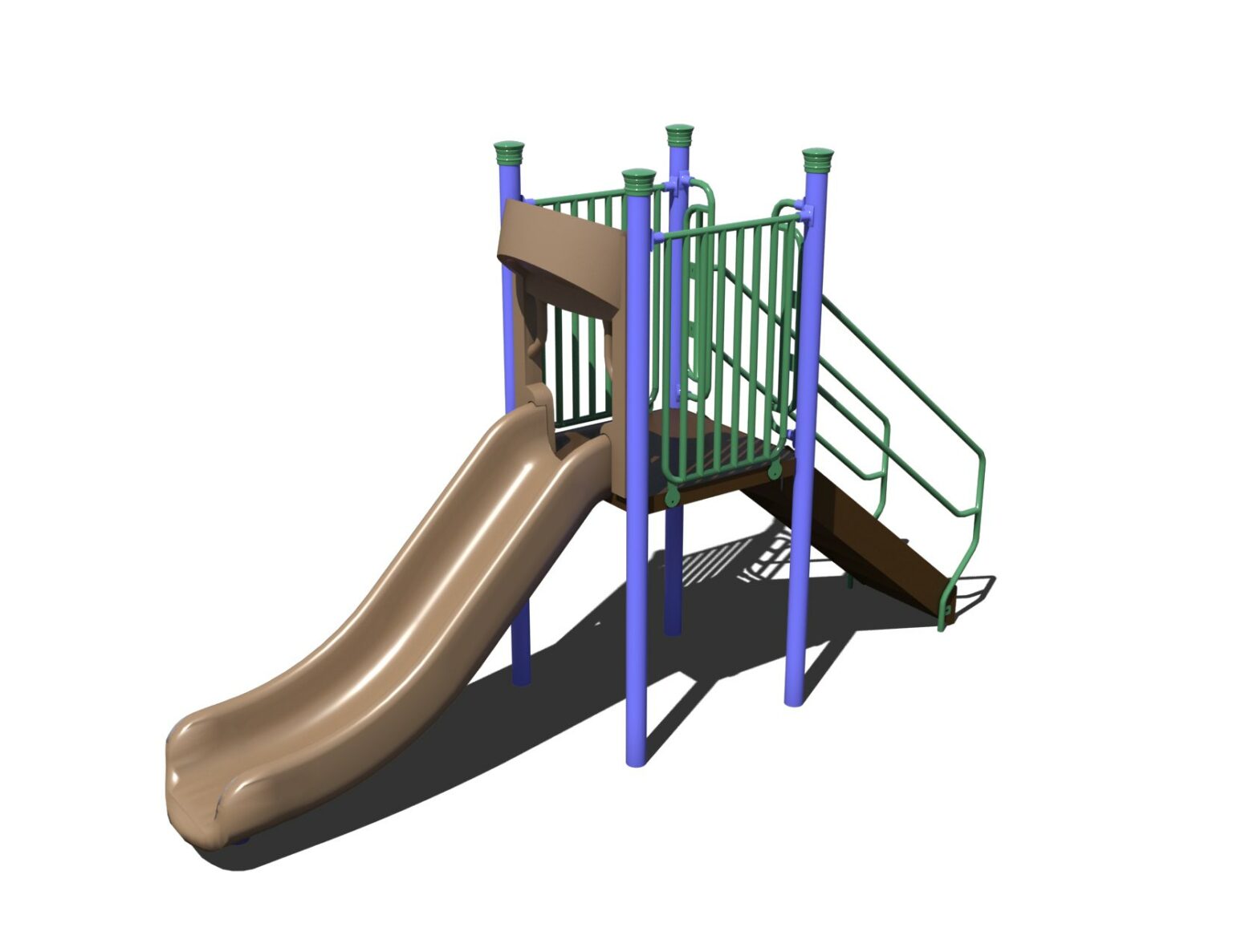 Free Standing Slides For Playgrounds | Spiral Slides, Tube Slides, & More